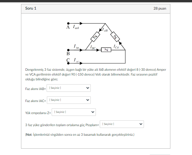 Solved In a balanced 3-phase system, the effective value of | Chegg.com
