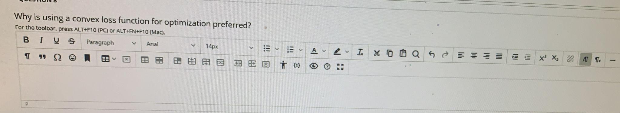 Solved Why is using a convex loss function for optimization | Chegg.com