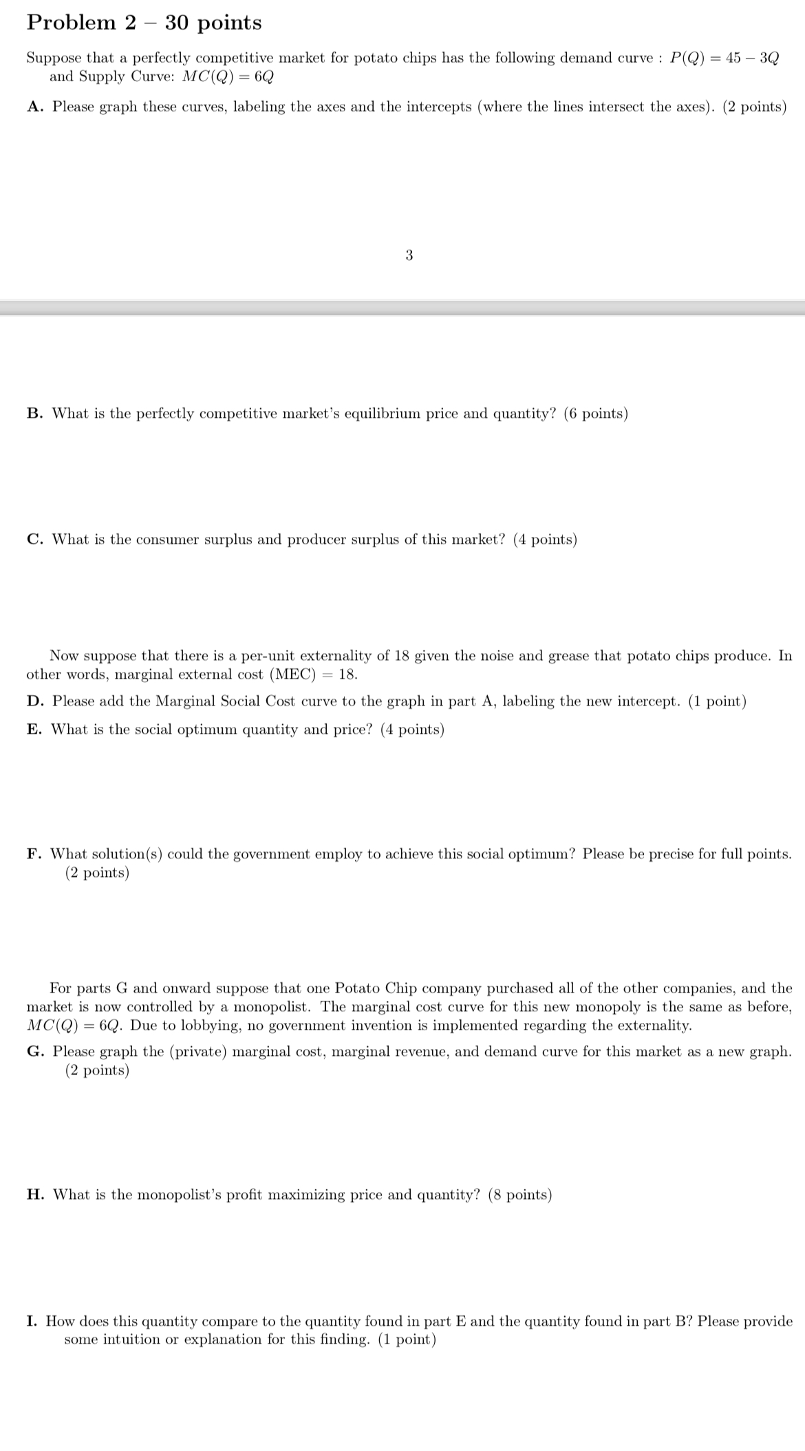 Solved Problem 2−30 points Suppose that a perfectly | Chegg.com