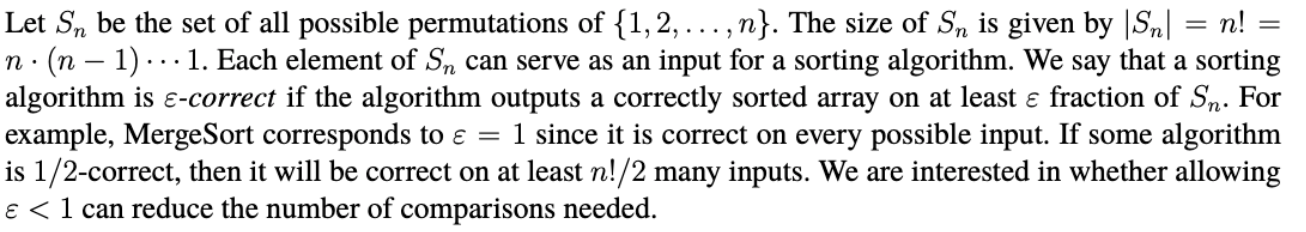 Solved Let Sn be the set of all possible permutations of | Chegg.com