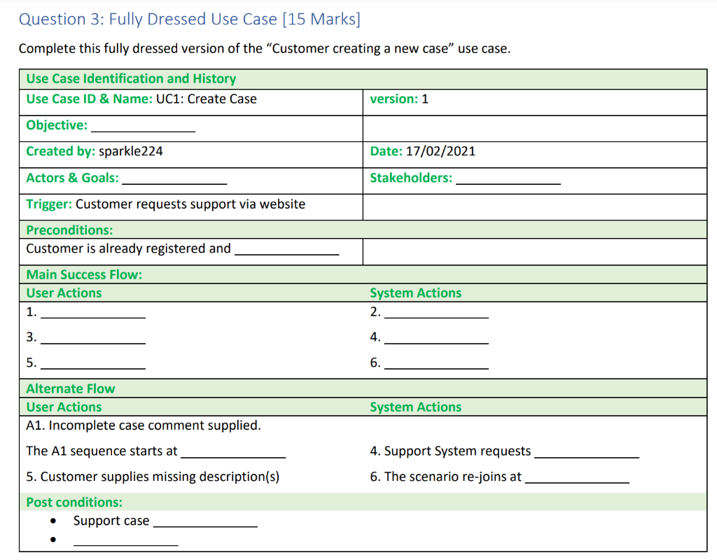 Solved Please use the following materials to fill in the | Chegg.com