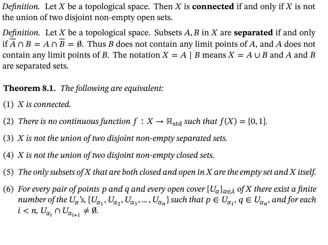 Solved Definition. Let X be a topological space. Then X is | Chegg.com