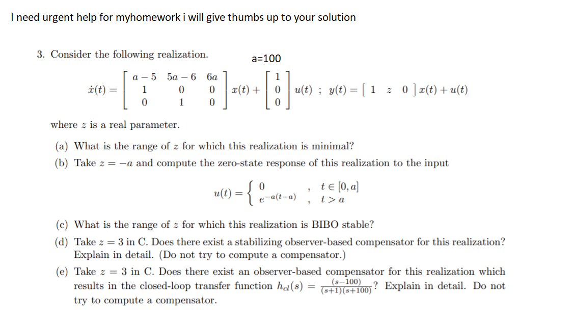 I need urgent help for myhomework i will give thumbs | Chegg.com