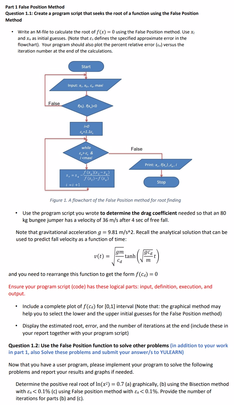 Solved Please Use Matlab And Do Not Use Handwritingpart 1