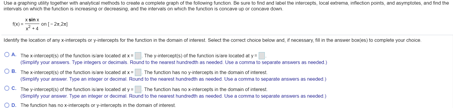 Use a graphing utility together with analytical | Chegg.com