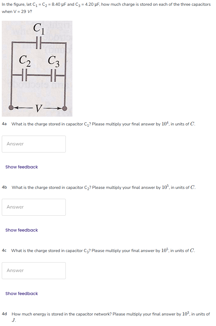 Solved In ﻿the figure, let C1=C2=8.40μF ﻿and C3=4.20μF, ﻿how | Chegg.com