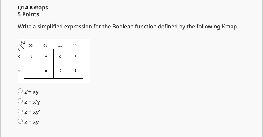 Solved Q11 Kmaps with don't cares 5 Points Write a | Chegg.com