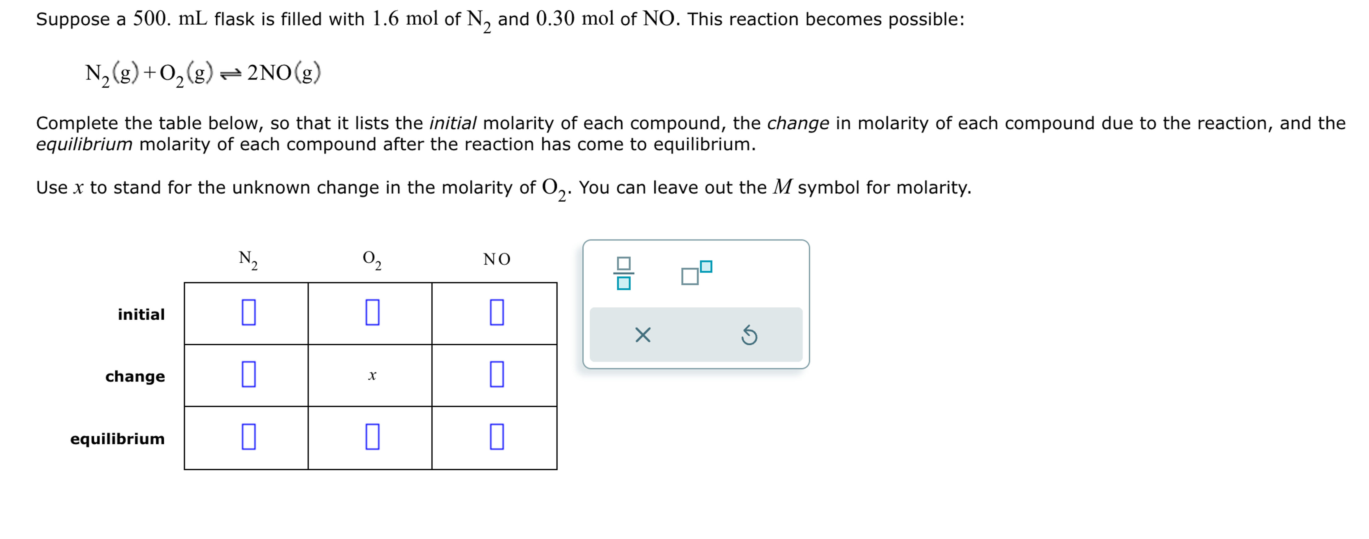 Solved Suppose a 500mL ﻿flask is filled with 1.6mol of N2 | Chegg.com