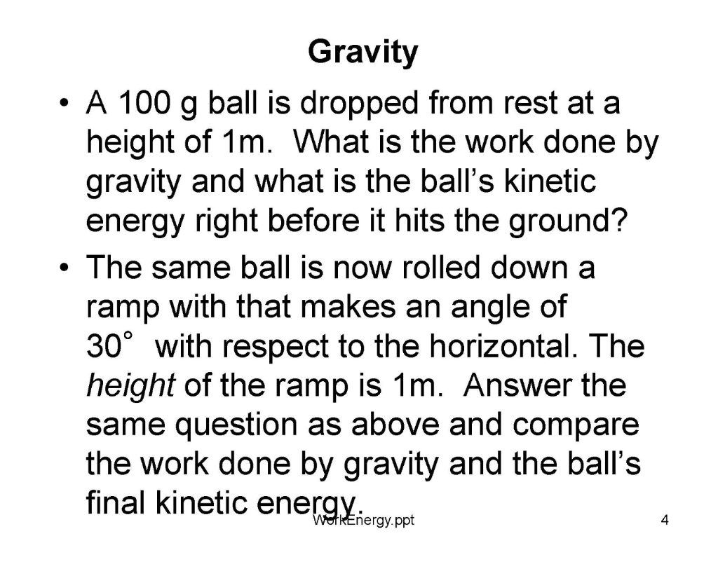 Solved Gravity - A 100 g ball is dropped from rest at a | Chegg.com