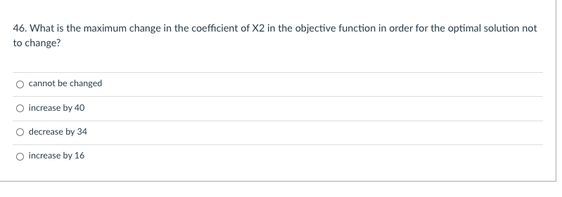 Solved 45-50: Refer to the Management Scientist output of a | Chegg.com