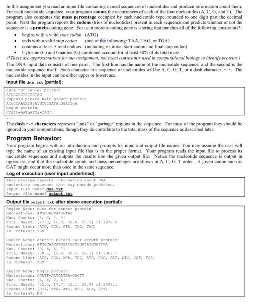 Solved This Assignment Focuses On Arrays And File text Chegg