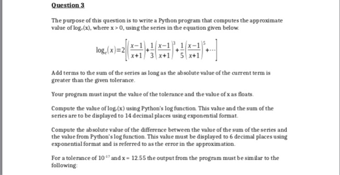 Solved Question 4 The Purpose Of This Question Is To Write A 9967