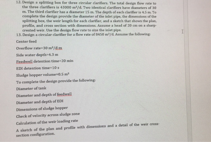 Solved 12. Design a splitting box for three circular | Chegg.com