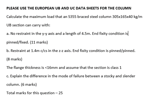 PLEASE USE THE EUROPEAN UB AND UC DATA SHEETS FOR THE | Chegg.com