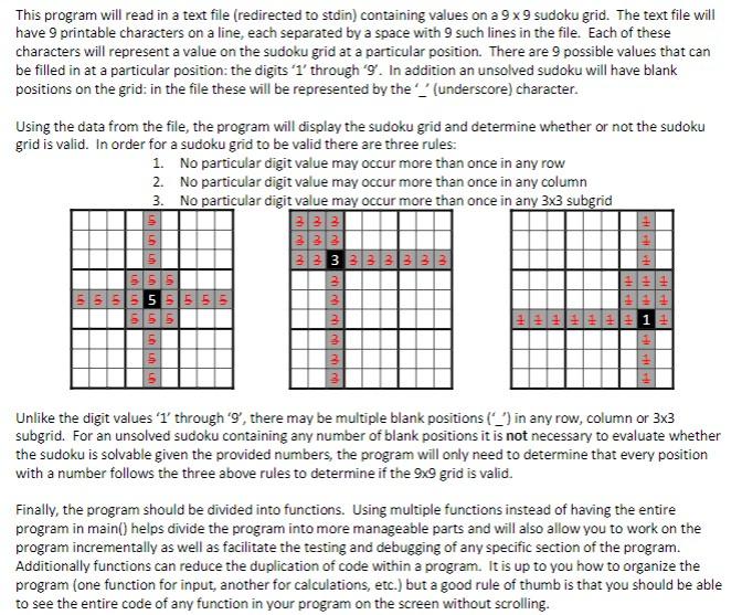 Solved This program will read in a text file (redirected to | Chegg.com