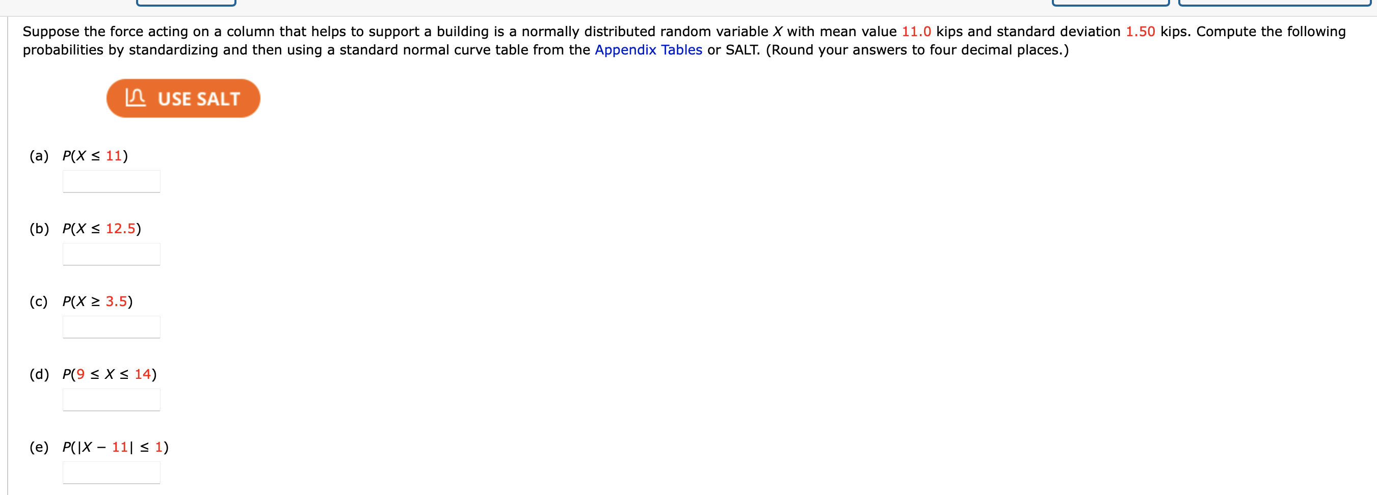 Solved probabilities by standardizing and then using a | Chegg.com
