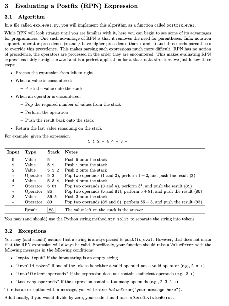 Solved file exp_eval.py outline is given at the bottom with | Chegg.com