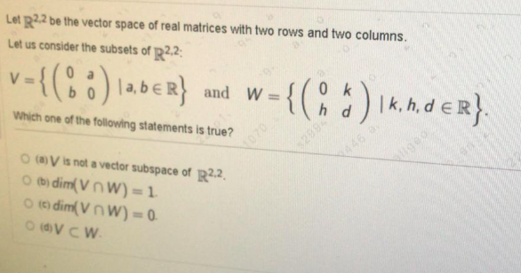 Solved Let k∈R be a real parameter and consider the matrix | Chegg.com