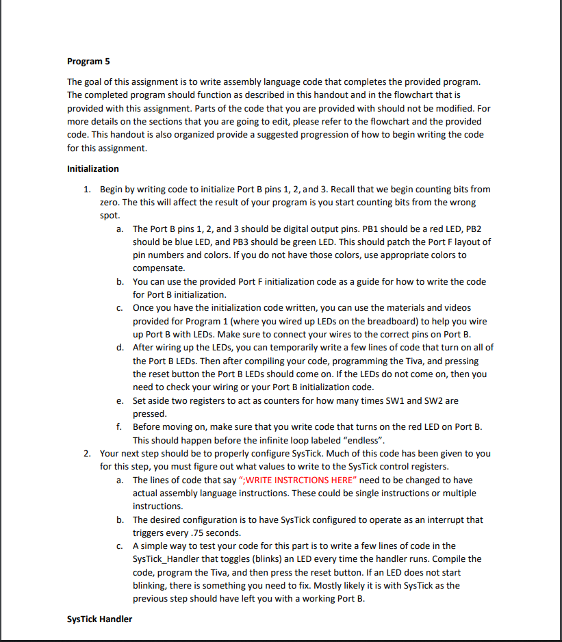 Program 5 The Goal Of This Assignment Is To Write