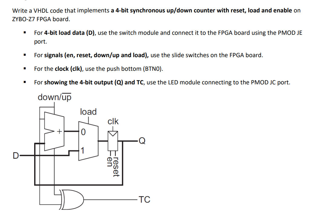 Solved . ﻿Describe the design of all subcircuits and | Chegg.com