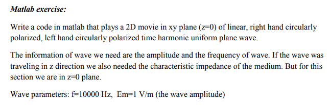 Matlab exercise: Write a code in matlab that plays a | Chegg.com