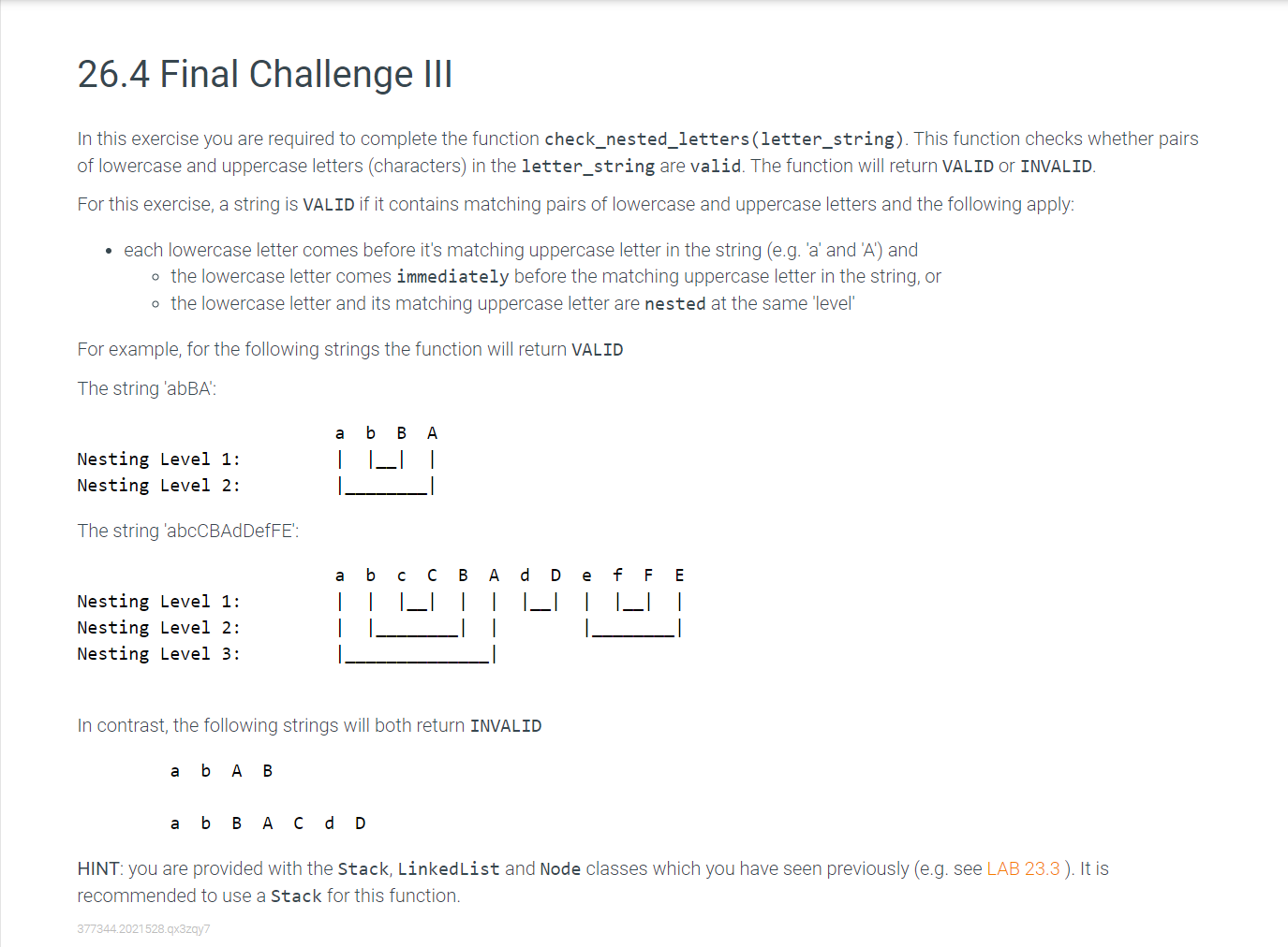 Solved In this exercise you are required to complete | Chegg.com