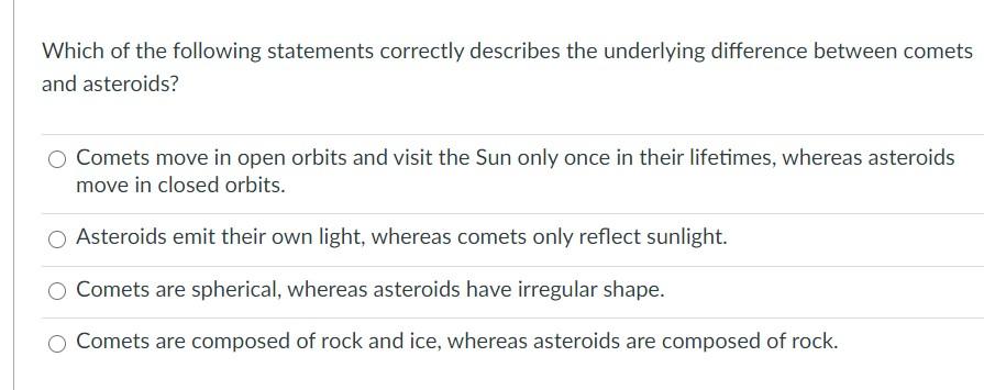Solved Which of the following statements correctly describes | Chegg.com