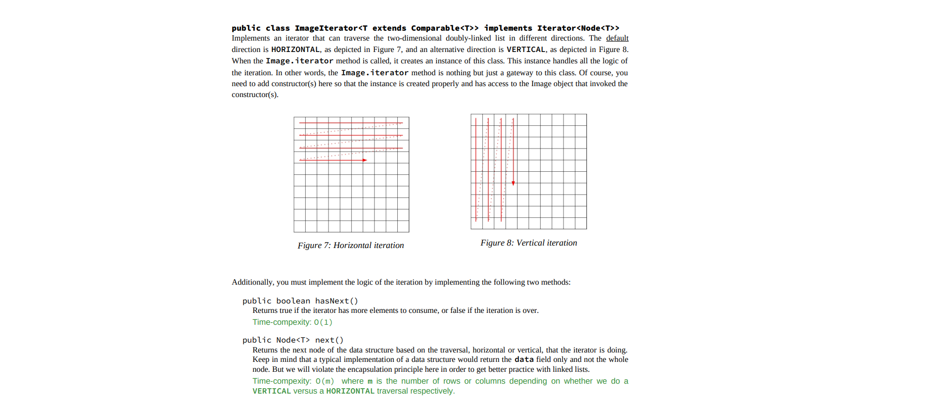 Solved public class ImageIterator T extends Comparable〈T〉> | Chegg.com