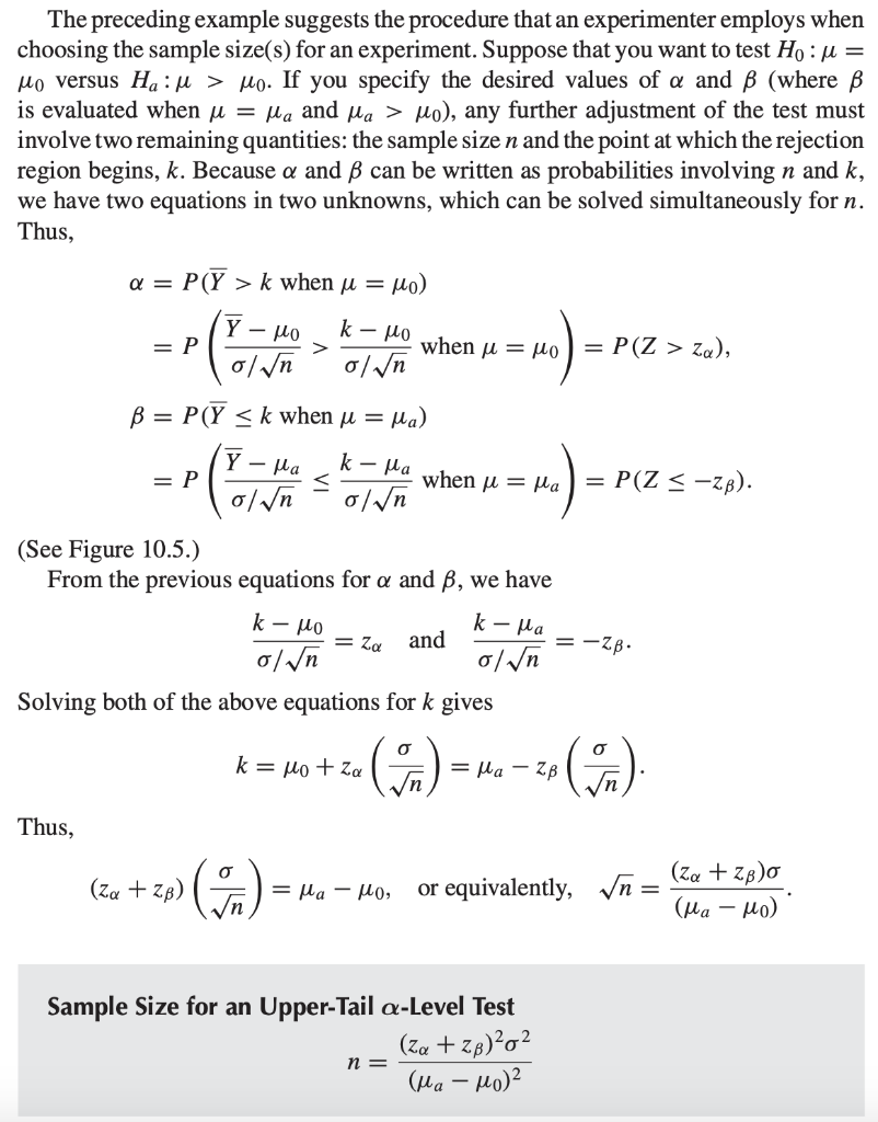 Solved The preceding example suggests the procedure that an | Chegg.com