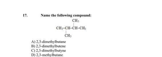 Solved Name the following | Chegg.com
