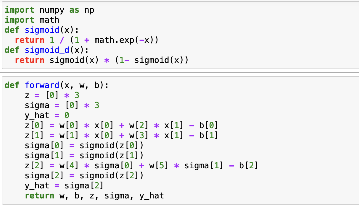 Solved Figure 1: Neural Network Modify only where it says | Chegg.com