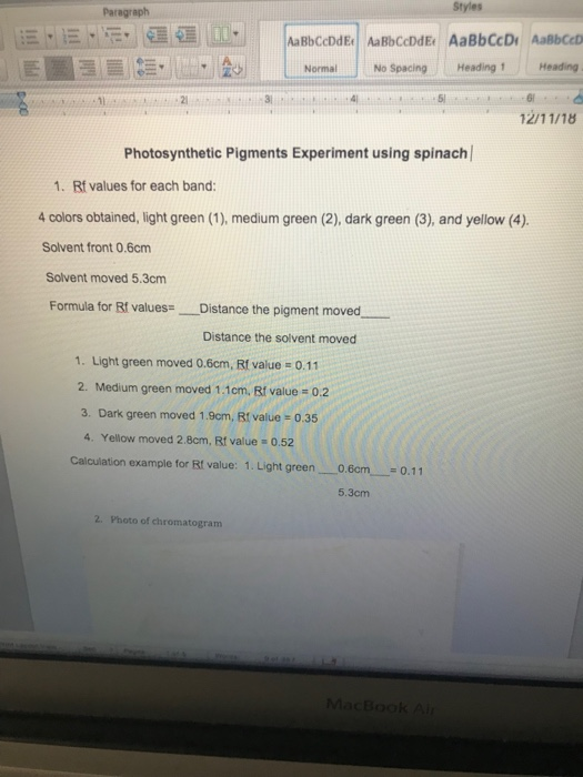 Solved Paragraph Styles E 3. . ju i "12 oji L Normal-] - | Chegg.com