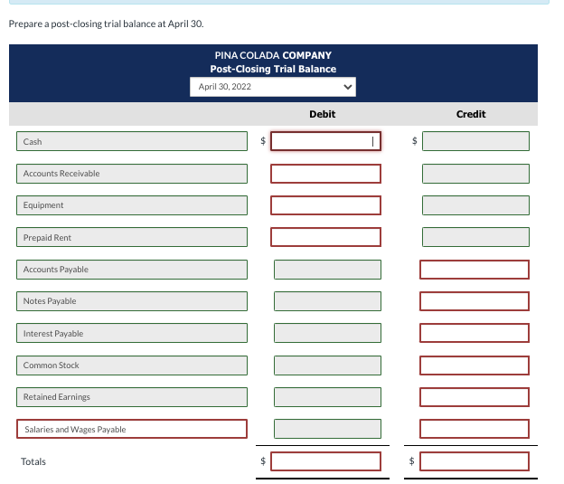Solved The adjusted trial balance columns of the worksheet | Chegg.com