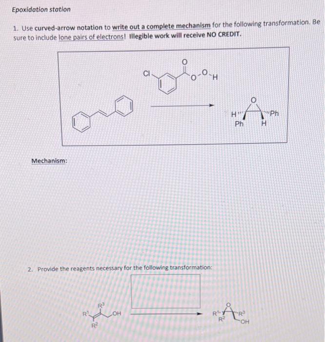 Solved 1. Use curved-arrow notation to write out a complete | Chegg.com