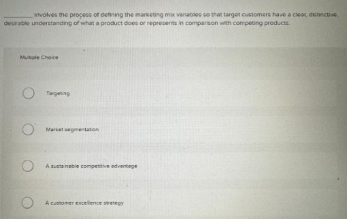 Solved involves the process of defining the marketing max | Chegg.com