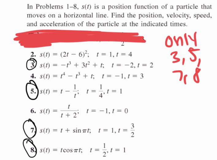 Solved In Problems 1−8,s(t) is a position function of a | Chegg.com