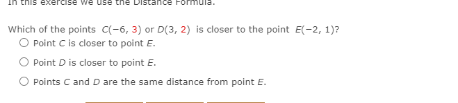 Solved In this exercise we use the Distance Formula. Which | Chegg.com
