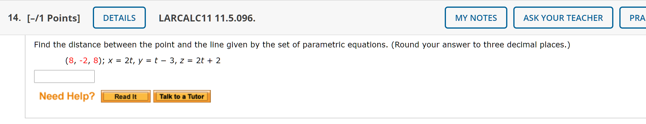 Solved 14. [-/1 Points] DETAILS LARCALC11 11.5.096. MY NOTES | Chegg.com