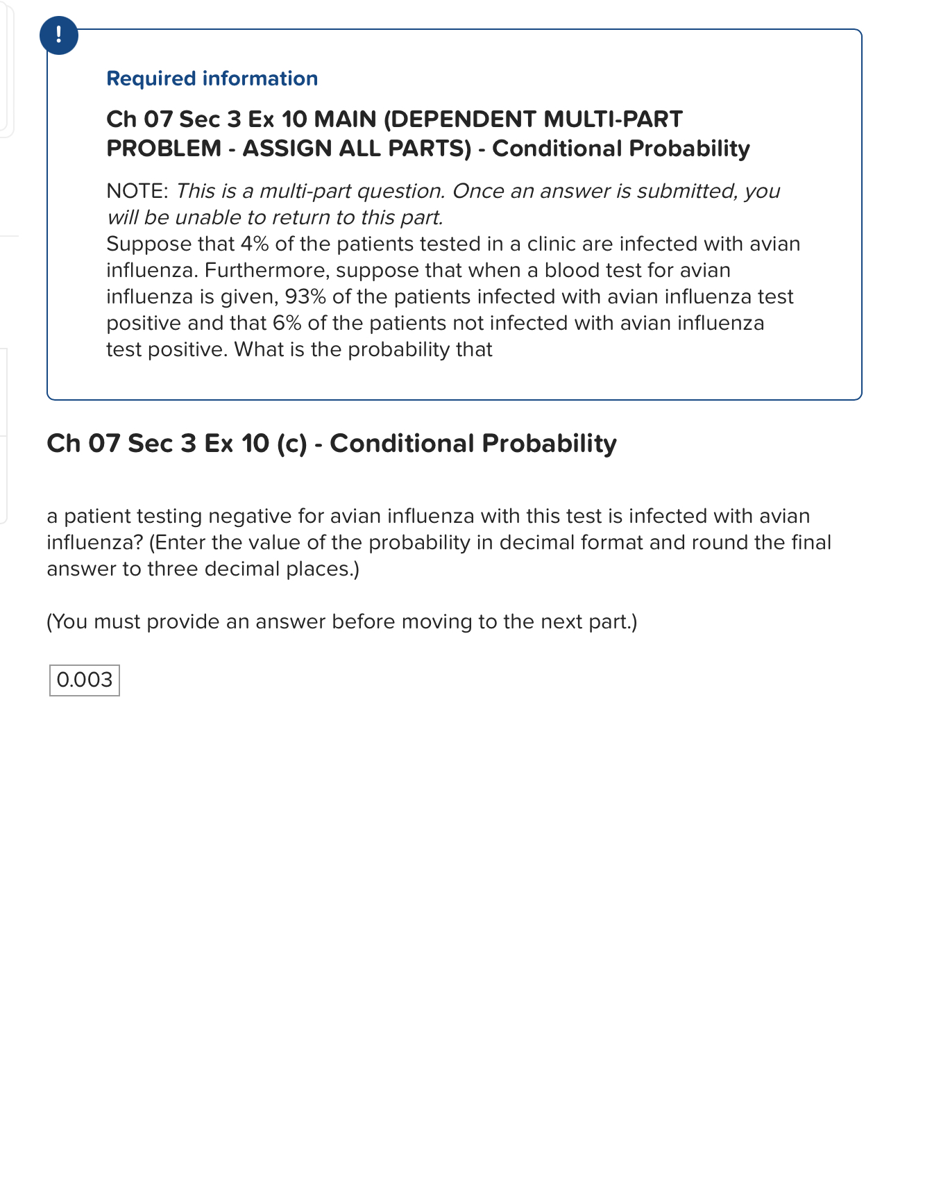 Solved Required informationCh 07 ﻿Sec 3 ﻿Ex 10 ﻿MAIN | Chegg.com