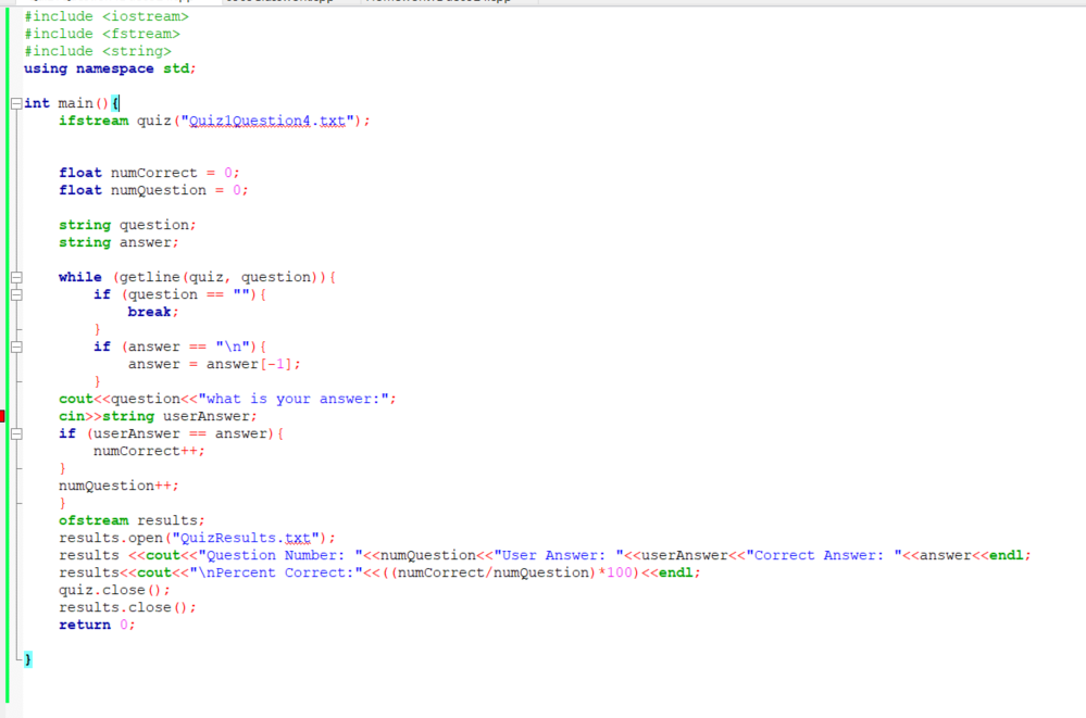 Solved Using C++ Help me debug this program: Please note | Chegg.com