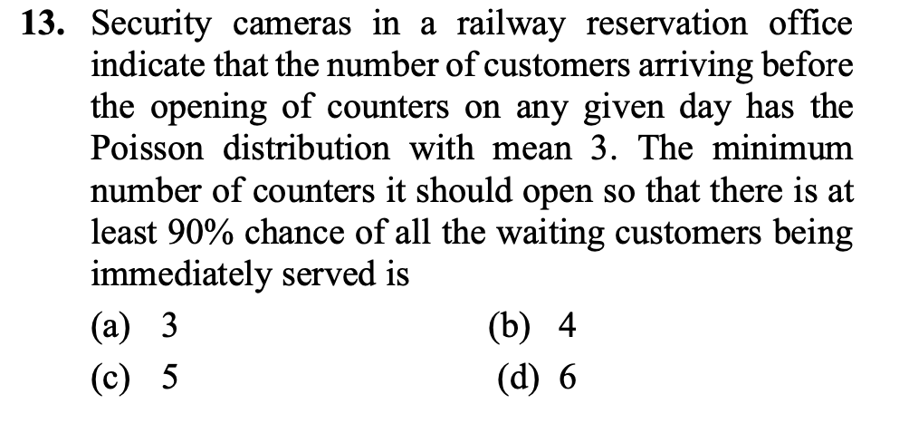Solved Security cameras in a railway reservation | Chegg.com