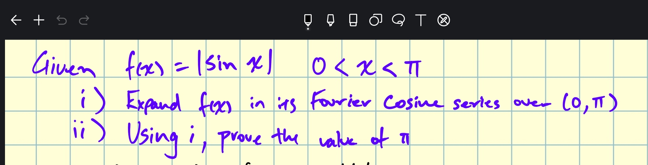 Solved Given f(x)=∣sinx∣0 | Chegg.com