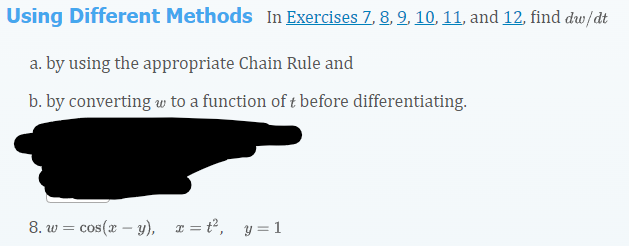 Solved Using Different Methods In Exercises 7,8,9,10,11, and | Chegg.com