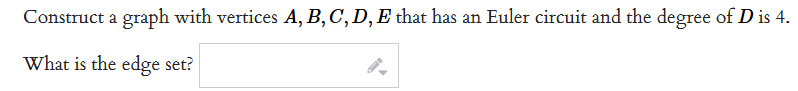 Solved Construct a graph with vertices Q, R, S,T,U,V, W that | Chegg.com