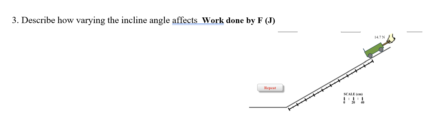 Solved 3. Describe how varying the incline angle affects | Chegg.com