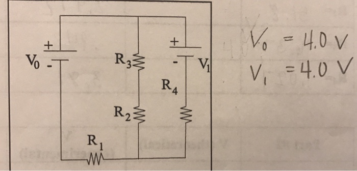Solved for the first circuit, use equations 1 and 2 to write | Chegg.com