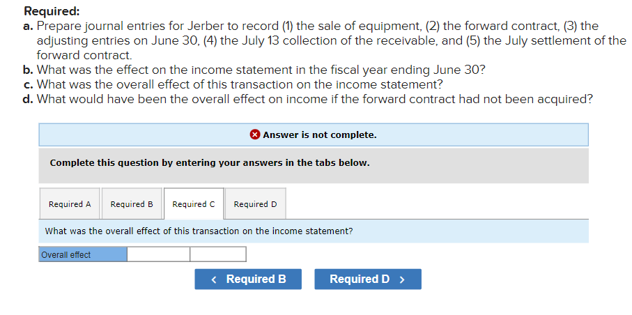 Solved Exerclse 11.13 (Algo) Sole with Forwerd Contrect and | Chegg.com