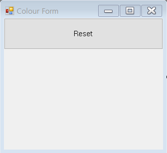Using C# Language The Main Form The Reset button | Chegg.com