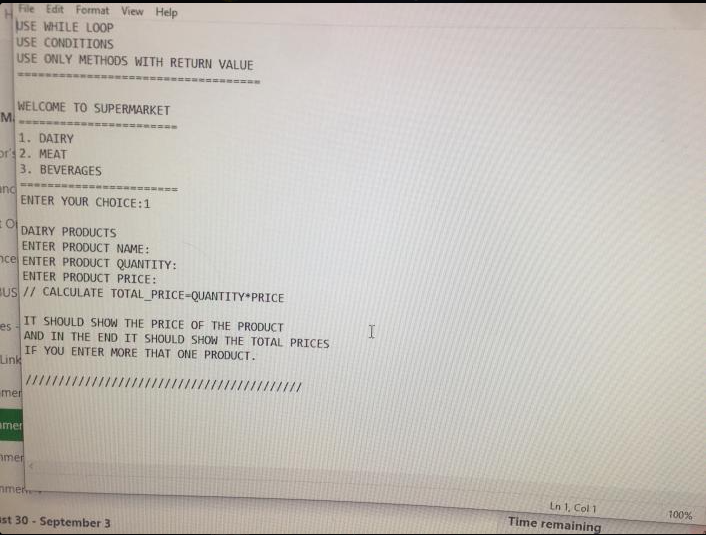 Solved File Edit format View HelpUSE WHILE LOOPUSE | Chegg.com Solved File Edit format View HelpUSE WHILE LOOPUSE | Chegg.com