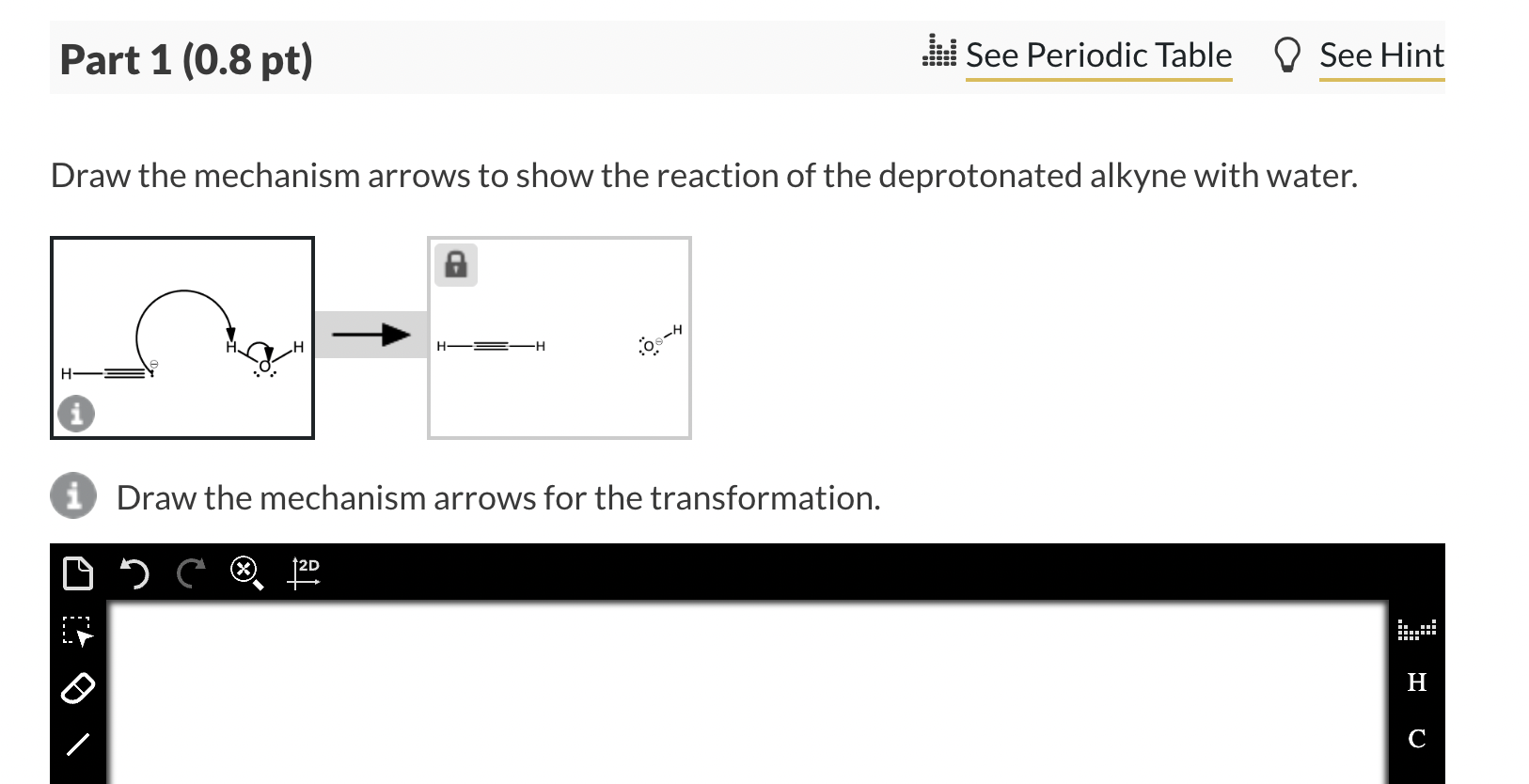Solved Draw the mechanism arrows to show the reaction of the | Chegg.com